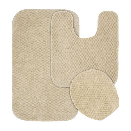 Click here for Garland Cabernet Nylon Washable Bathroom 3pc. Rug... prices