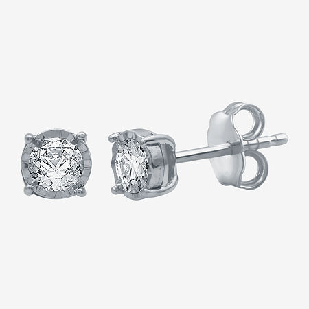 Click here for 1/3 CT. T.W. Natural White Diamond 10K Gold 4.8mm... prices