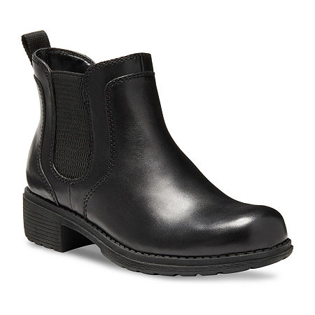 Click here for Eastland Womens Double Up Stacked Heel Chelsea Boo... prices