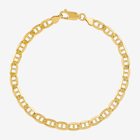 Click here for Unisex Adult 14K Gold 8 1/2 Inch Solid Link Chain... prices