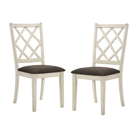 Click here for Estis 2-pc. Upholstered Dining Chair  One Size  Wh... prices