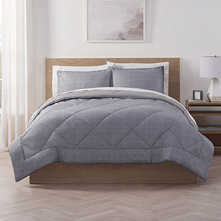 Click here for Serta Supersoft Cooling Midweight Comforter Set  O... prices