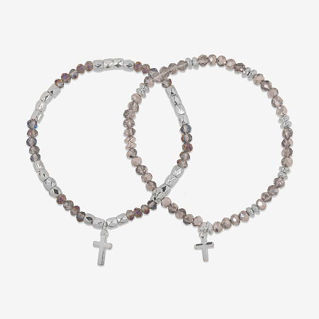 Click here for Bijoux Bar Delicates Silver Tone Womens 2-pc. Glas... prices