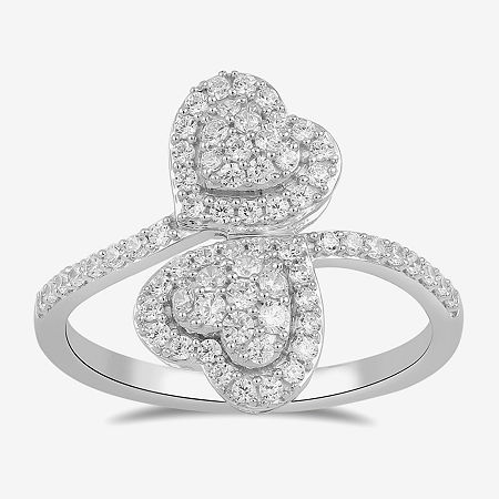 Click here for Womens 1/2 CT. T.W. Lab Grown White Diamond Sterli... prices