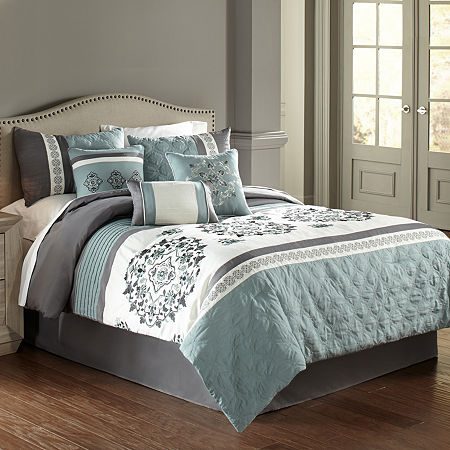 Click here for Riverbrook Home Alex 7-pc. Midweight Embroidered C... prices
