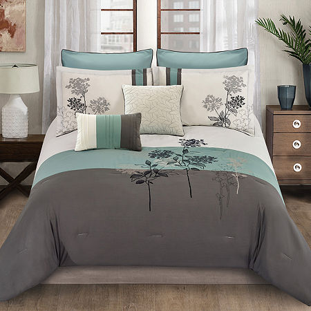 Click here for Riverbrook Home Emile 8-pc. Midweight Embroidered... prices