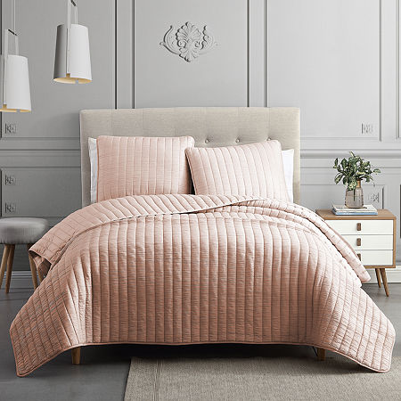 Riverbrook Home Moonstone 3-Pc. Coverlet Set  King - Blush