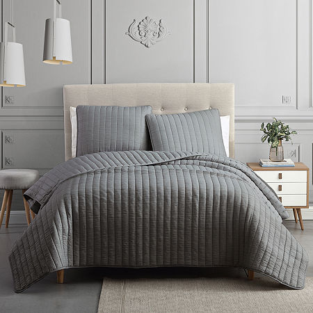 Click here for Riverbrook Home Moonstone 3-pc. Solid Quilt Set  O... prices