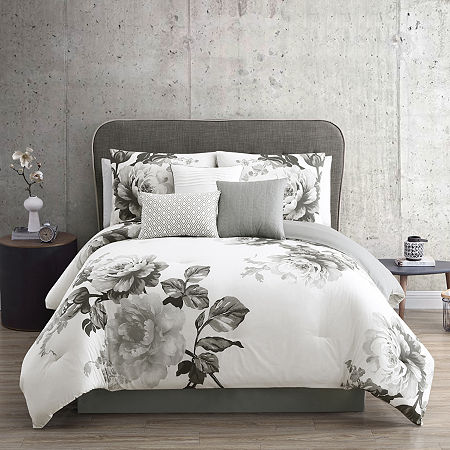 Riverbrook Home Ridgely 7 Piece Comforter Set  King - Gray