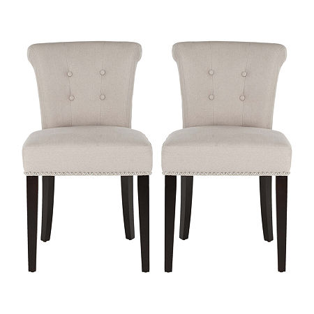 Click here for Sinclair Ring Side Chair Set of Two  One Size  Bei... prices