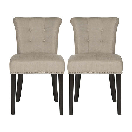 Click here for Sinclair Ring Side Chair Set of Two  One Size  Gra... prices