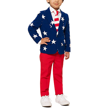 OppoSuits Little Boys 3-Piece Stars and Stripes Suit Set - Miscellaneous
