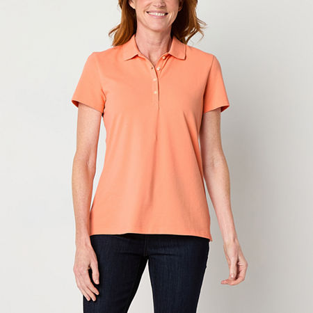 Click here for St. Johns Bay Womens Tall Short Sleeve Polo Shirt... prices