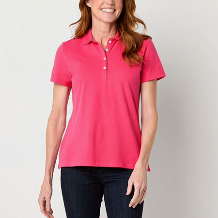 Click here for St. Johns Bay Womens Tall Short Sleeve Polo Shirt... prices