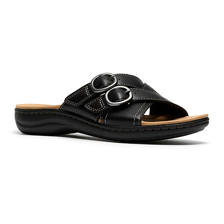 Click here for Clarks Womens Laurieann Opal Flat Sandals  9 1/2 W... prices