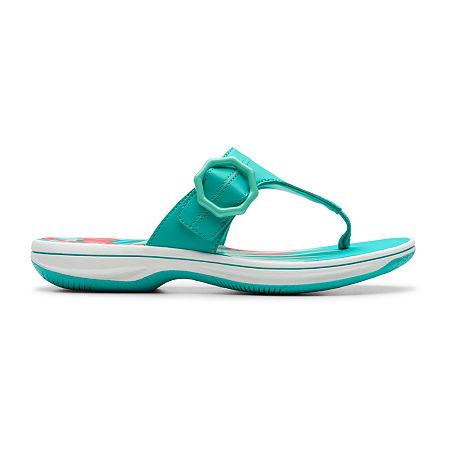 Click here for Clarks Cloudsteppers Womens Breeze Cove Flip-Flops... prices