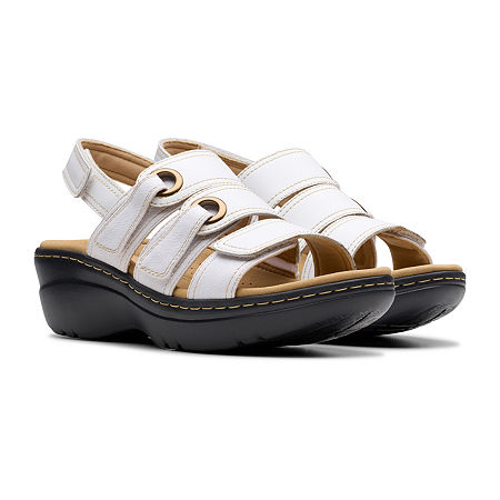 Click here for Clarks Womens Merliah Bali Wedge Sandals  6 1/2 Wi... prices