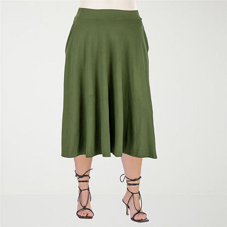 Click here for 24seven Comfort Apparel Plus Size Elastic Waist Pl... prices