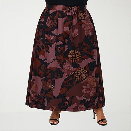 Click here for 24seven Comfort Apparel Plus Size Fall Floral Prin... prices