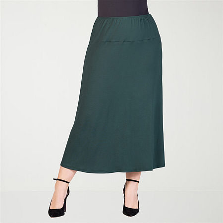 Click here for 24seven Comfort Apparel Womens Plus Maxi Skirt  3x... prices