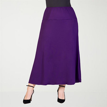 Click here for 24seven Comfort Apparel Womens Plus Maxi Skirt  2x... prices