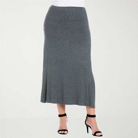 Click here for 24seven Comfort Apparel Womens Plus Maxi Skirt  6x... prices