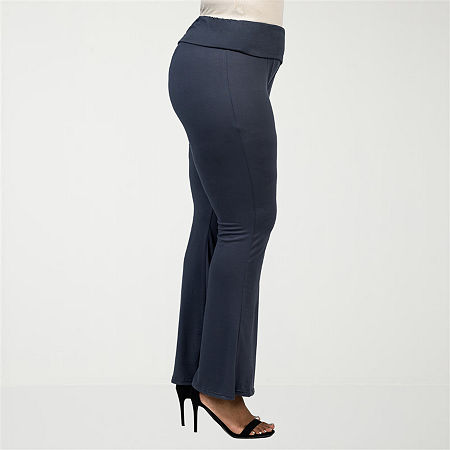 Click here for 24seven Comfort Apparel Plus Size Black Bell Botto... prices