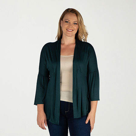 Click here for 24seven Comfort Apparel Womens Long Sleeve Open Fr... prices