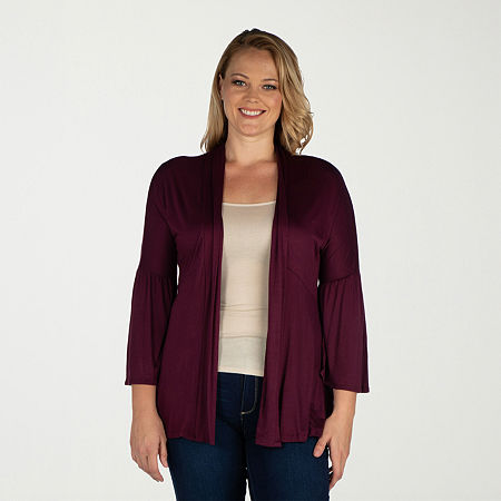 Click here for 24seven Comfort Apparel Womens Long Sleeve Open Fr... prices