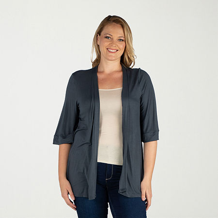 Click here for 24seven Comfort Apparel Womens Elbow Sleeve Open F... prices