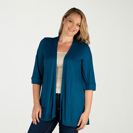 Click here for 24seven Comfort Apparel Womens Elbow Sleeve Open F... prices