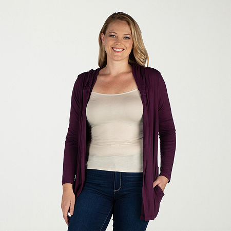 Click here for 24seven Comfort Apparel Womens Long Sleeve Open Fr... prices