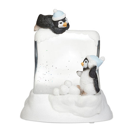 Click here for Roman 7H Lighted Swirl Penguins On Cube Christmas... prices