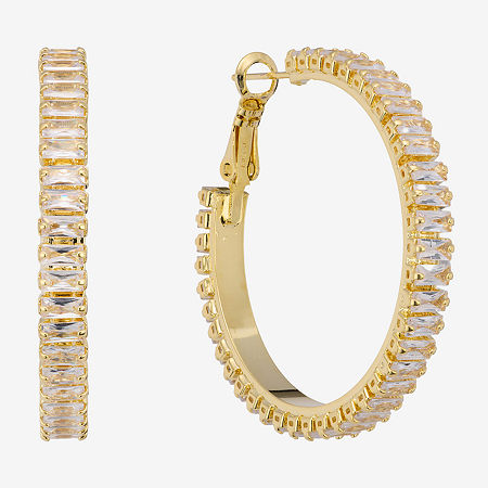 Click here for Sparkle Allure Womens Crystal 14K Gold Over Brass... prices