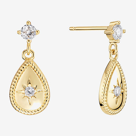 Click here for Sparkle Allure Womens Cubic Zirconia 14K Gold Over... prices