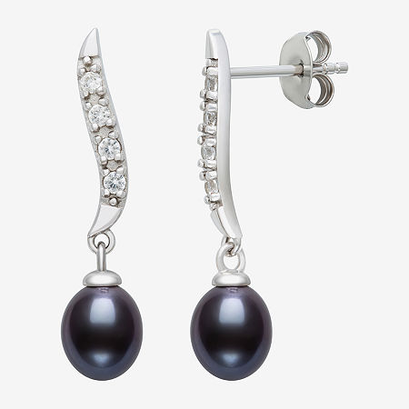 Click here for Limited Quantities! Womens Dyed Black Cultured Fre... prices