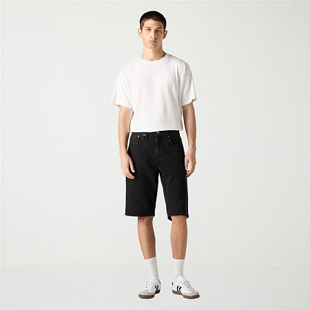 Click here for Levis Mens 469 Loose Fit 12 Denim Shorts  30  Blac... prices