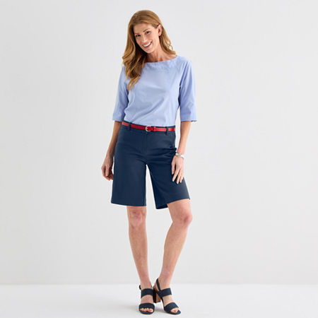 Click here for Liz Claiborne Womens 11 Mid Rise Bermuda Short  20... prices