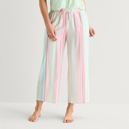 Click here for Sleep Chic Womens Poplin Pajama Capri Pant  X-larg... prices