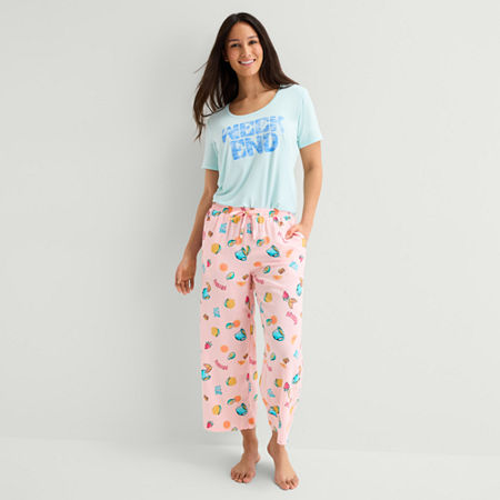 Click here for Sleep Chic Poplin Pajama Capri Pant  X-large  Pink prices