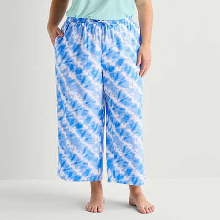 Click here for Sleep Chic Womens Plus Poplin Pajama Capri Pant  2... prices