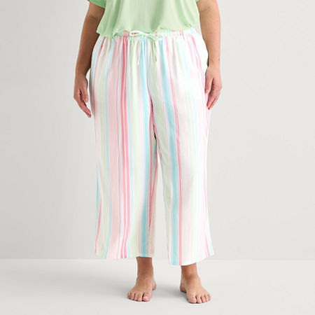 Click here for Sleep Chic Womens Plus Poplin Pajama Capri Pant  2... prices