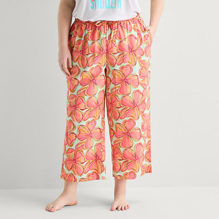 Click here for Sleep Chic Womens Plus Poplin Pajama Capri Pant  2... prices