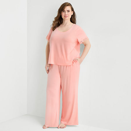 Click here for Ambrielle Womens Round Neck Short Sleeve Pajama To... prices