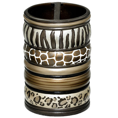 Click here for Safari Stripes Toothbrush Holder  One Size  Brown prices