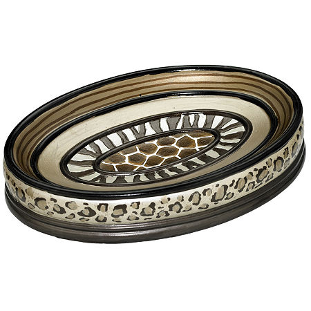 Click here for Safari Stripes Soap Dish  One Size  Brown prices