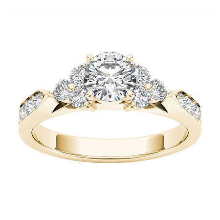 Click here for 1 CT.T.W. Natural Round Diamond 14K Gold Engagemen... prices