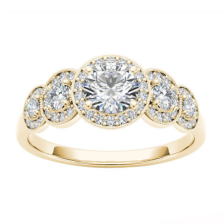 Click here for 1 CT.T.W. Natural Round Diamond 14K Gold Engagemen... prices