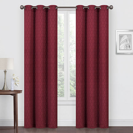 Click here for Regal Home Mackenna Jacquard Grommet Top Light-Fil... prices