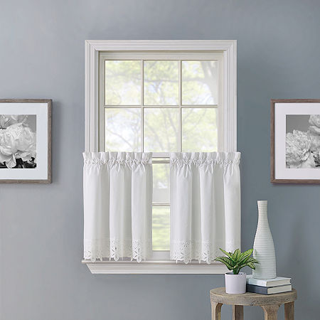 Click here for Regal Home Battenburg 2-pc. Rod Pocket Window Tier... prices